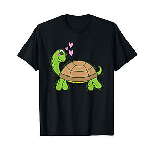 Turtle is in Love Reptile Water T-Shirt