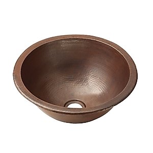 Native Trails CPS259 Paloma Universal-Mount Bathroom Sink, Antique Copper