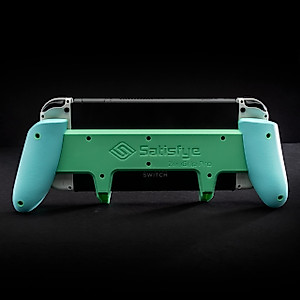 Satisfye - ZenGrip Pro Gen 3 OLED, a Switch Grip Compatible with Nintendo Switch - Comfortable & Ergonomic Grip, Joy Con & Switch Control. #1 Switch Accessories Designed for Gamers (Green)