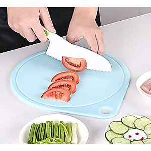 YOFAN 3-Pack Children safe plastic nylon knife,3-Piece kid friendly knives