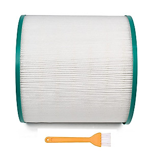 KTSIM HEPA Replacement Air Purifier Filter Compatible with Dyson Tower Purifier Pure Cool Link TP01, TP02, BP01, Replace Part No. 968126-03 (With Brush）