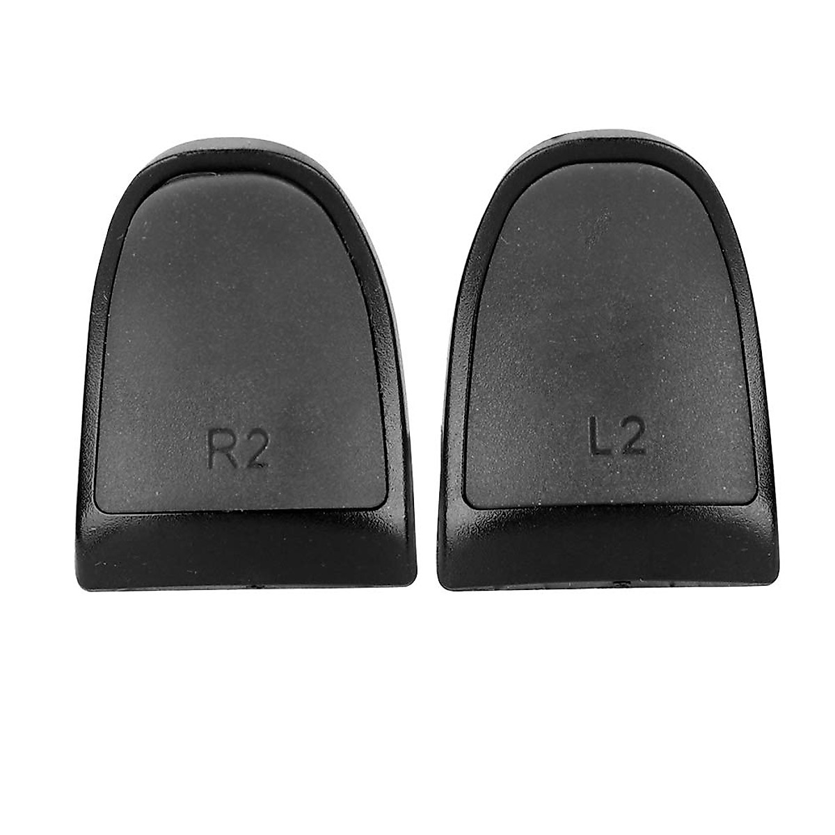 L2 R2 Controller Extenders, Soft Buttons Extenders for PS4 Controller, 4 Accessories(Black)