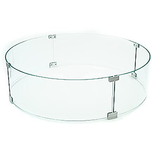 Elementi Metropolis Table Cast Concrete Natural Gas Fire Table, Outdoor Fire Pit Fire Table/Patio Furniture, Canvas Cover & Lava Rock Included with Free AMS Fireplace Wind Guard