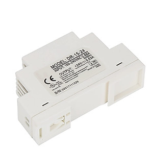 JEMITA 1pcs DR-15 15W Single Output 5V 12V 15V 24V Din Rail Mounting Industrial Switching Power Supply Supplier (Size : OneColor)