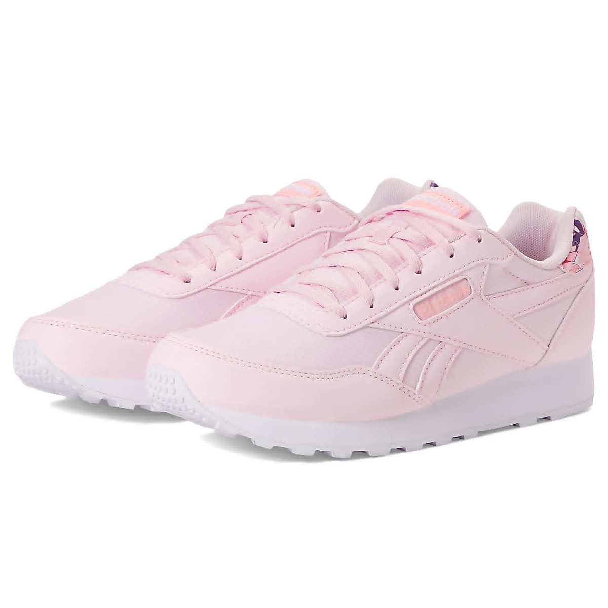 Reebok Women's Rewind Run Sneaker, Pixel Pink/White/Pink Glow, 8