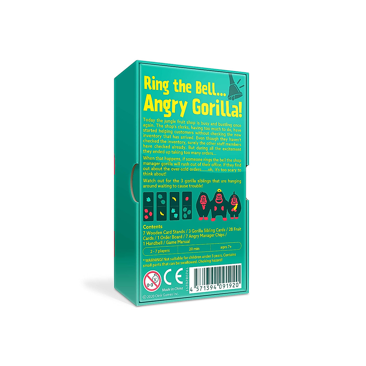 Oink Games Durian - Fast-Paced Japanese Deduction & Bluffing Game | Perfect Stocking Stuffer or White Elephant Gift | Ages 7+ | Jungle-Themed Fun for Family & Friends