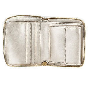 GUESS Giully Small Zip Around Wallet, White