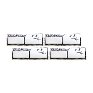 32GB G.Skill DDR4 Trident Z Royal Silver 3200Mhz PC4-25600 CL16 1.35V Quad Channel Kit (4x8GB)