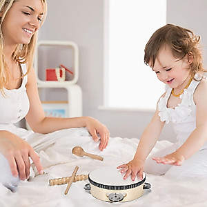 Toddler Musical Instrument Toys, Kids Wooden Percussion Music Instruments Set for Toddlers, Preschool Education Early Learning Baby Musical Toys for Boys and Girls