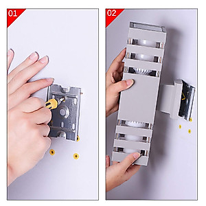 AOZBZ Modern Outdoor Wall Light, Waterproof Wall Mount Light Fixtures, Up Down Dual Head Lighting Source, Porch lights for Courtyard Garden Corridor (2 pack)