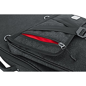 Gator Cases Transit Series Electric Guitar Gig Bag; Charcoal Black Exterior (GT-ELECTRIC-BLK)