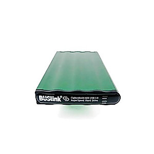 BUSlink CipherShield FIPS 140-2 HIPAA 256-bit AES USB 3.0 Disk-On-The-Go Hardware Encrypted External Slim Portable Hard Drive (2TB)