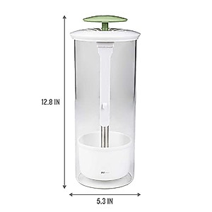 Goodful Herb Keeper Preserver, Designed for Optimum Breathable Airflow for Maximum Freshness, Water Line Ensures the Use of the Right Amount of Water, Stores in your Refrigerator