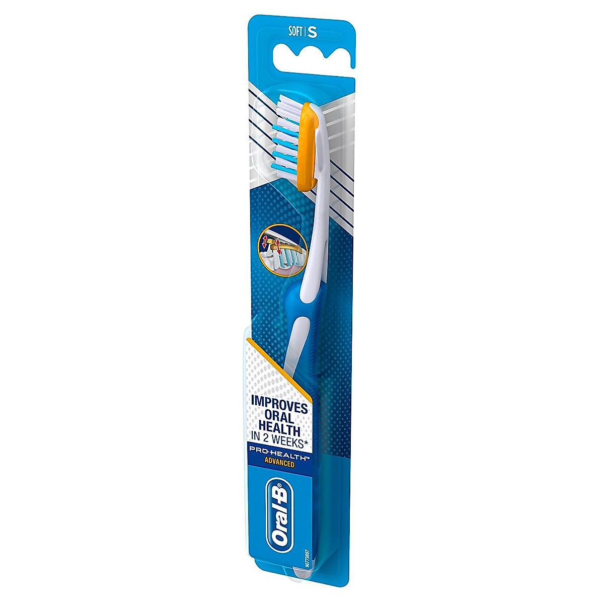 Oral-B Pro-Health Advanced Cross Action Bristles Toothbrush, 40 Soft, Pack of 2