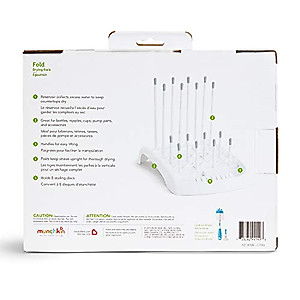 Munchkin® Fold™ Baby Bottle Countertop Drying Rack, White