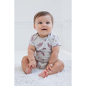 Harry Potter Hogwarts Newborn Baby Girls 5 Pack Short Sleeve Bodysuits 3-6 Months