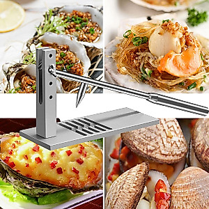 BIUWING Oyster Shucker Machine, Oyster Clam Opener Tool Set, Oyster Opener Machine (Upgraded)