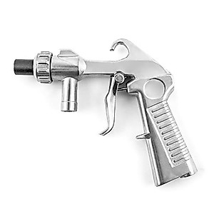 QWORK Sand Blaster Gun Kit, with 4 PCS Ceramic Nozzles, for Sandblaster