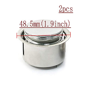 COMOK Round Magnetic Center Thermostat Sensor for Electric Rice Cooker Silver Tone 2PCS