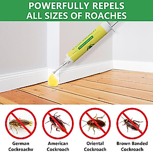 LUOJIBIE Cockroach Gel Bait, Roach Killer Indoor Infestation, Effective Roach Repellent, Roach Traps Indoor and Outdoor Use, Keep Roaches Away-2 Tubes
