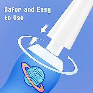 Electric Toothbrush Replacement Heads 3PCS: Interactive Smart Silicone Tooth Brush Soft Bristles Heads for Gentle and Deep Effective Cleaning for Boys Girls Ages 3+