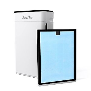 Combo Pack of SimPure HP8 Air Purifier for Home Large Room and Additional Replacement Filter