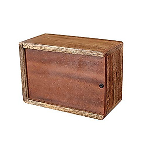 Wood Human Funeral Cremation Urn for Human Ashes Urn X Large Size Natural Plain - Honor Your Beloved One,Wooden Urns Hand-Crafted, Wood Memorial Pet Urns for Dogs