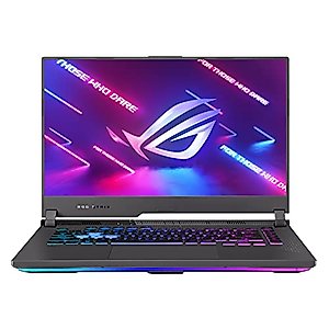 ASUS ROG Strix G15 (2022) Gaming Laptop, 15” 16:10 FHD 144Hz, GeForce RTX 3050, AMD Ryzen™ 7 6800H/HS, 16GB DDR5, 512GB PCIe SSD, Wi-Fi 6E, Windows 11, G513RC-ES73, Eclipse Gray
