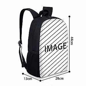 INSTANTARTS Kids Backpacks Lazy Sloth Hanging on the Tree Print Durable School Bags Casual Travel Daypack Rucksack,Just A Girl Who Loves Sloths