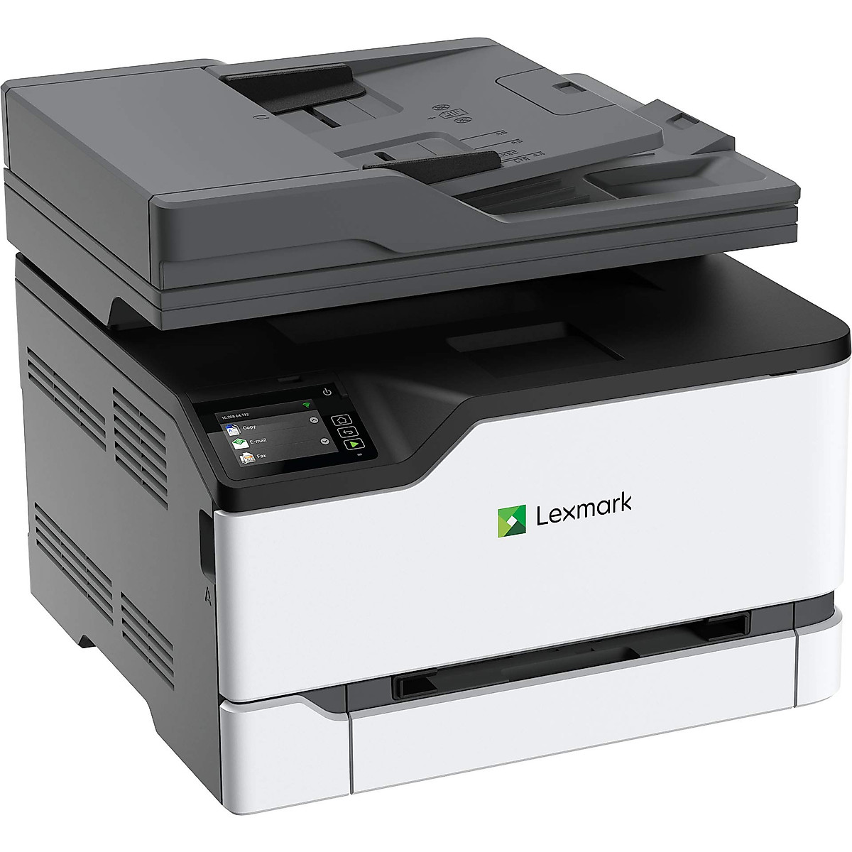Lexmark MC3326adwe Color Multifunction Laser Printer with Print, Copy, Fax, Scan and Wireless Capabilities, Two-Sided Printing with Full-Spectrum Security and Prints Up to 26 ppm (40N9060)