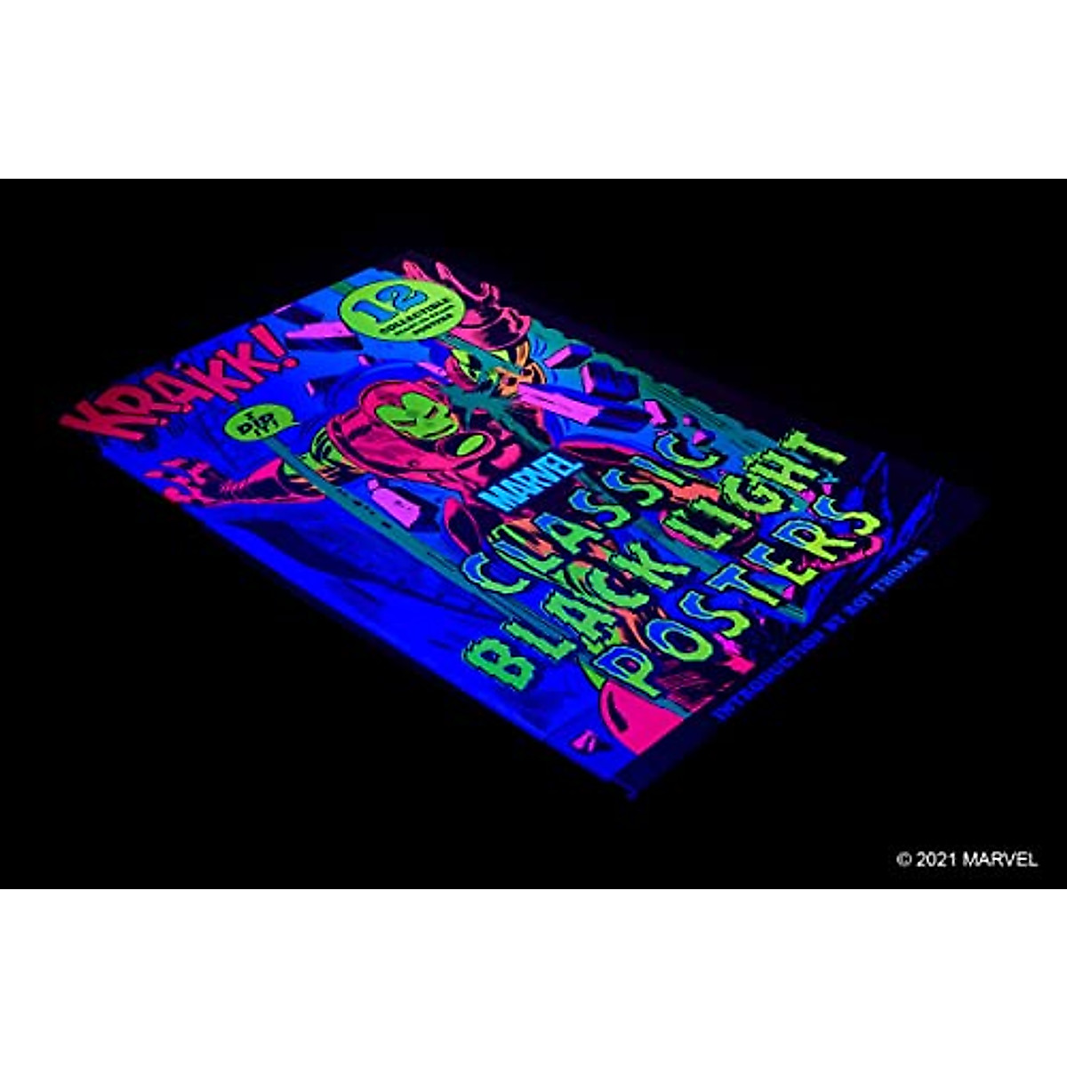 Marvel Classic Black Light Collectible Poster Portfolio
