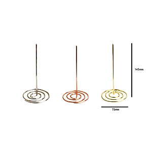 lasenersm 2 Pieces Bill Fork Receipt Holder Fork Invoice Holder Check Bill Fork Receipt Note Spike Stick Memo Clip Invoice Bill Holders Receipts Check Bill Fork Straight Rod Paper Holder, Silver