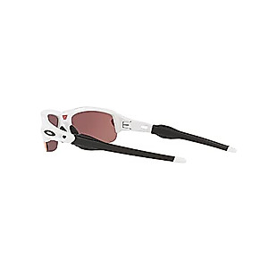 Oakley Youth OJ9008 Flak XXS Square Sunglasses, Polished White/Prizm Field, 58 mm