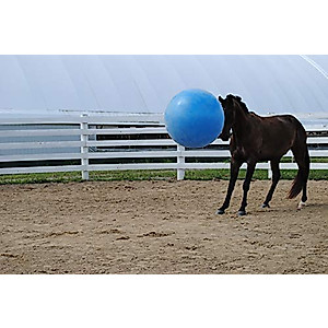 Horsemen's Pride 30-Inch Mega Ball for Horses, Blue