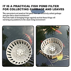 BCOATH 1 pc Tool Strainer Garbage Leaves Outdoor Plastic Garden Tank Collector Leaf Catch Drainage Pond Environmentally Basket Outlet Cleaner Skimmer Cover Sink Tasteless Gare
