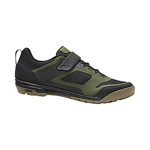 Giro Ventana Fastlace Men's Clipless Mountain Bike Shoes - Black/Olive (2021), 48