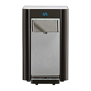 Brio Countertop Bottleless Water Cooler Dispenser with 2 Stage Filtration, Self Cleaning - 2 Stage Water Filters Included