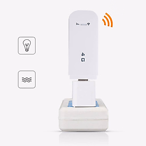 4G LTE USB Modem Dongle, Pocket Mobile Hotspot Router, Network Adapter, with SIM Card Slot, 150Mbps High Speed, 10 Users Sharing, for Car Outdoor