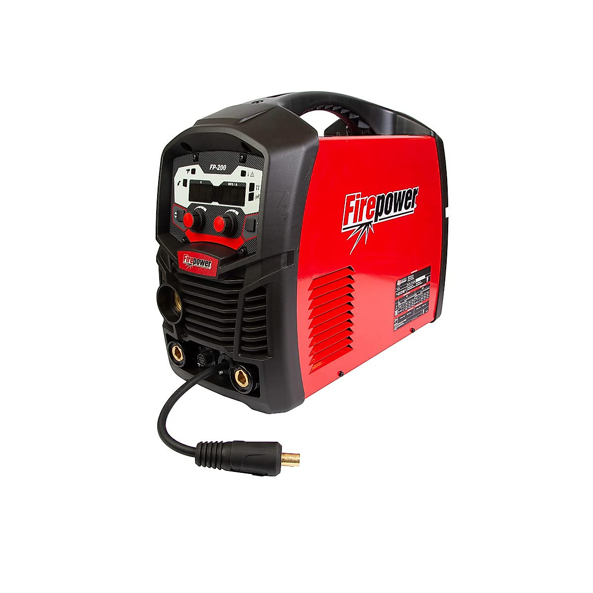 FIREPOWER 1444-1200 FP-200 2-in1 MIG, Flux Cored Welding System, 200A Output, 120-230V, 3/8" Max Thickness, Includes Tweco Fusion 180 MIG Gun, Victor GF250 Regulator, Clamp, Power Adapter, Wire Spool