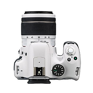 Pentax K-50 16MP Digital SLR Camera Kit with DA L 18-55mm WR f3.5-5.6 Lens (White)
