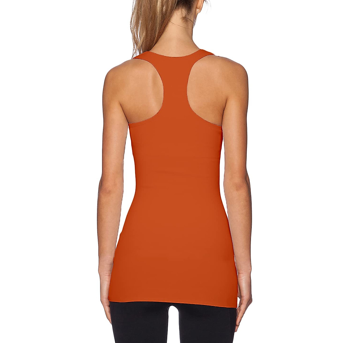 TAIPOVE Racerback Basic Cotton Long Tank Tops Sleeveless Yoga Gym Shirt for Women Layering Camisole Summer 3packs