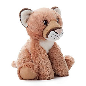 The Petting Zoo Mountain Lion Stuffed Animal, Gifts for Kids, Wild Onez Zoo Animals, Mountain Lion Plush Toy 9 inches