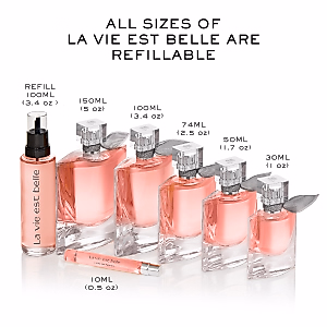 Lancôme La Vie Est Belle Eau de Parfum - Long Lasting Fragrance with Notes of Iris, Earthy Patchouli, Warm Vanilla & Spun Sugar - Floral & Sweet Women's Perfume, 1 Fl Oz