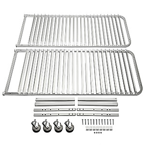 Kojem 6 Pcs 25-Tier Adjustable Screen Printing Rack Aluminum Drying Rack 25 Screen Capacity Paint Drying Rack