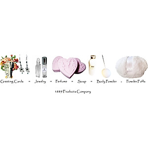 Nantucket Scent Dusting Powder Gift Set - 8 oz Jar Talc-Free Silk Powder - Fleece Body Puff