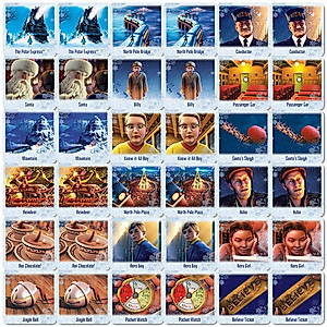 MasterPieces Kids Games - The Polar Express Matching Game - Game for Kids and Family - Laugh and Learn