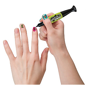 ALEX Toys Sketch It Nail Pens Salon Girls Fashion Activity, Sketch and Paint, Create Long Lasting Looks with Beautiful Nail Polish, For Ages 8 and up