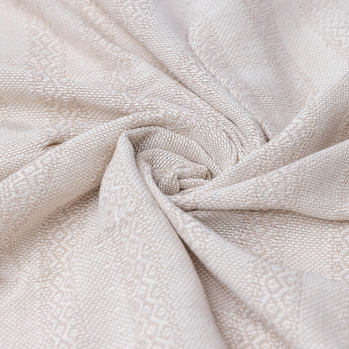 Baby Trapoz Mexican Rebozo Shawl, Ideal for Natural Birth, Doula Massage, 118.11", Oatmeal