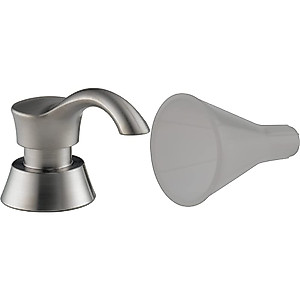 Delta Faucet Pilar Kitchen Soap Dispenser for Kitchen Sinks, Stainless RP50781SS & RP30395 Delta Plumbing Replacement Parts, Chrome