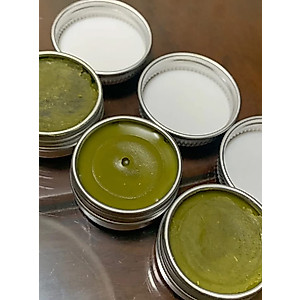 Othmro 1Pcs Round Aluminum Cans Tin Can Screw Top Metal Lid Containers 120ml/3.4 oz, 65 * 50mm (D*H) Gold Color Aluminum Containers for Lip Balm, Crafts, Cosmetic, Candles